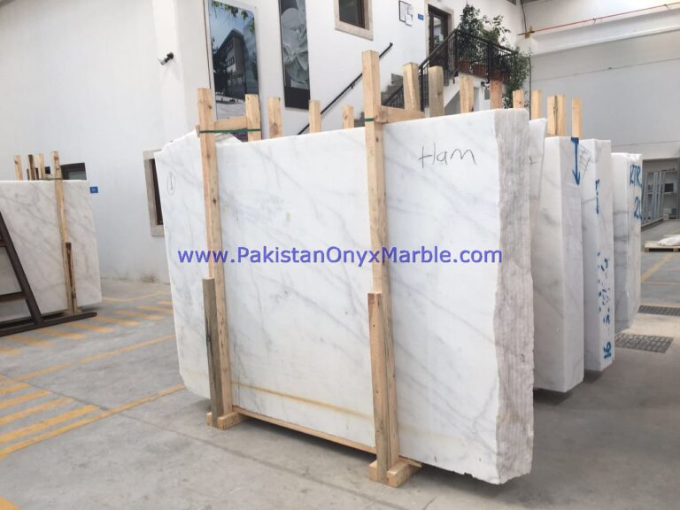 Afghan White Marble Slabs - PakistanOnyxMarble.com