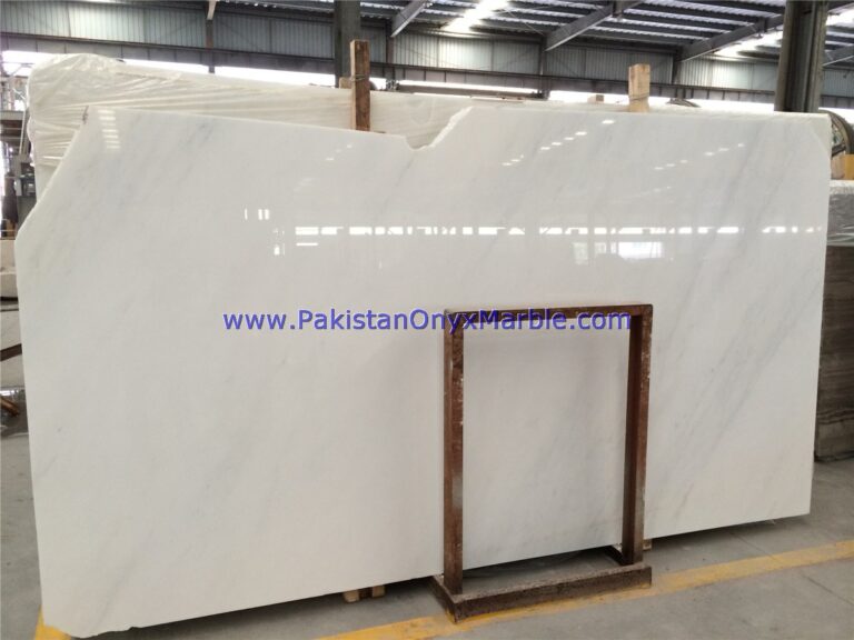 Afghan White Marble Slabs - PakistanOnyxMarble.com