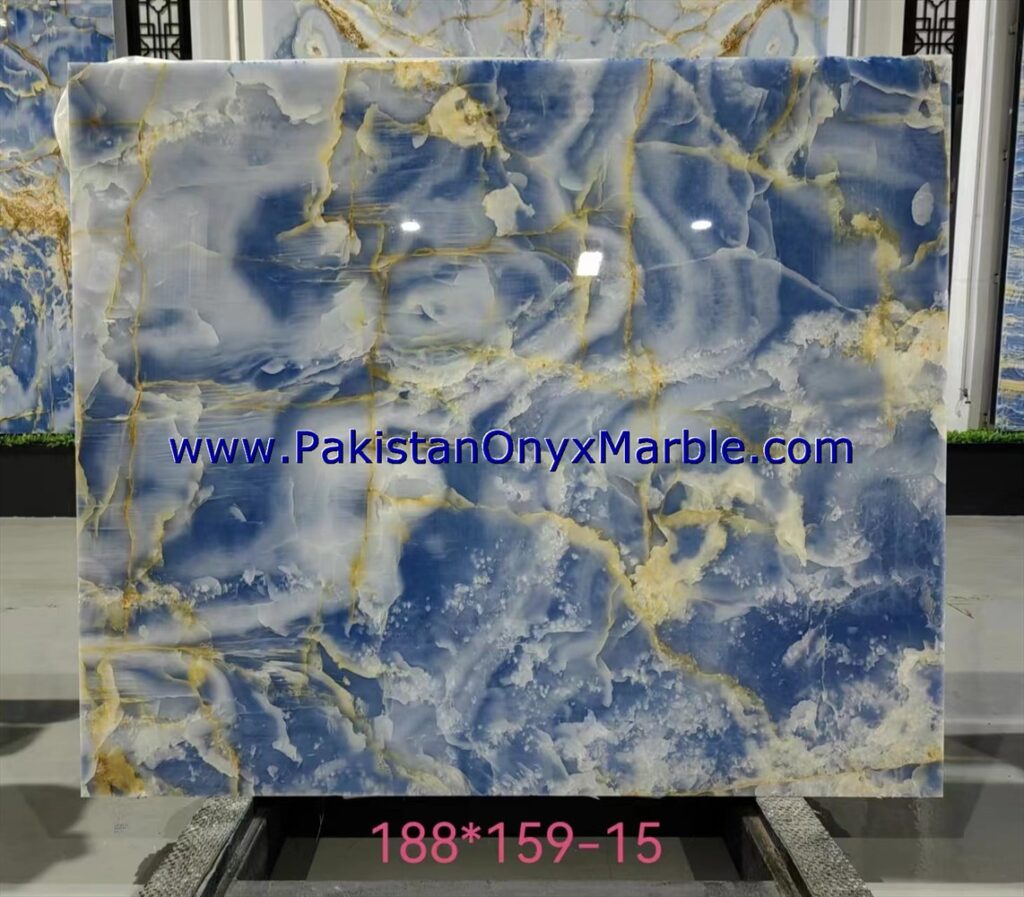 Blue Onyx Slabs Supplier | Rare Luxury Onyx Pakistan ExporterBlue Onyx ...