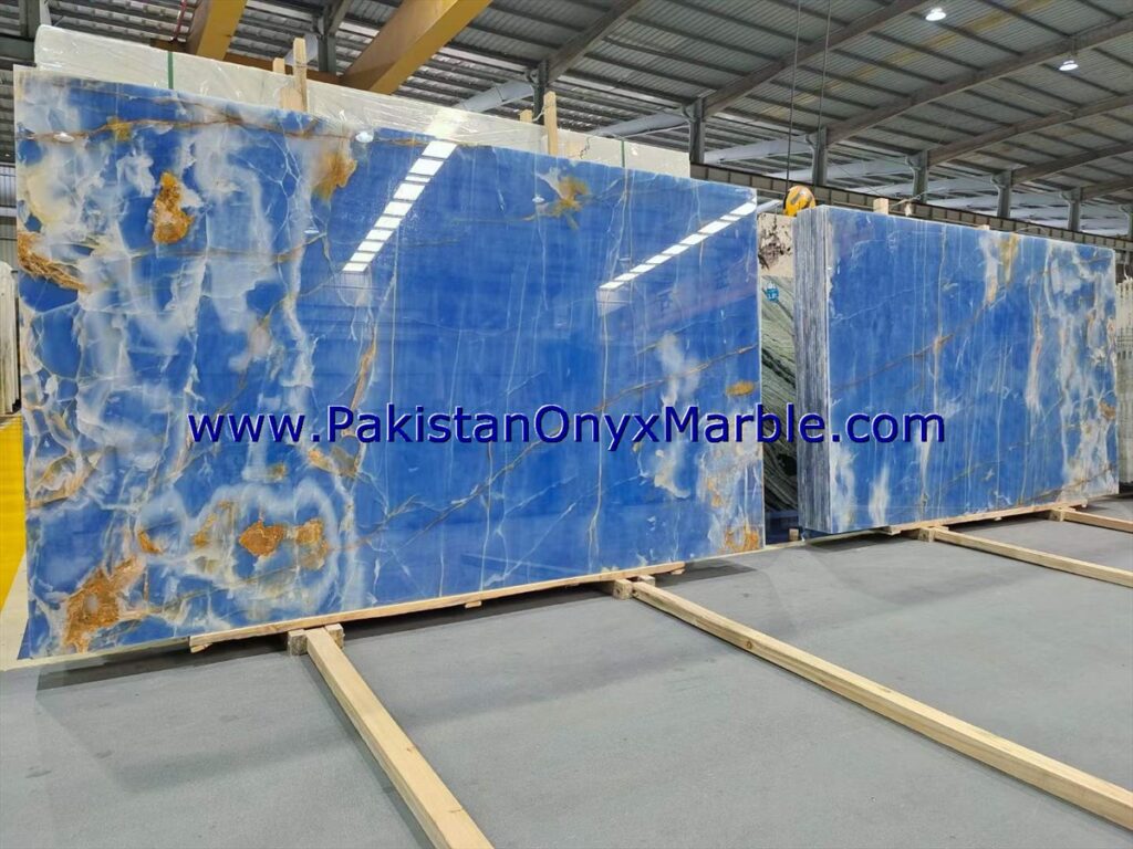 Blue Onyx Slabs Supplier | Rare Luxury Onyx Pakistan ExporterBlue Onyx ...