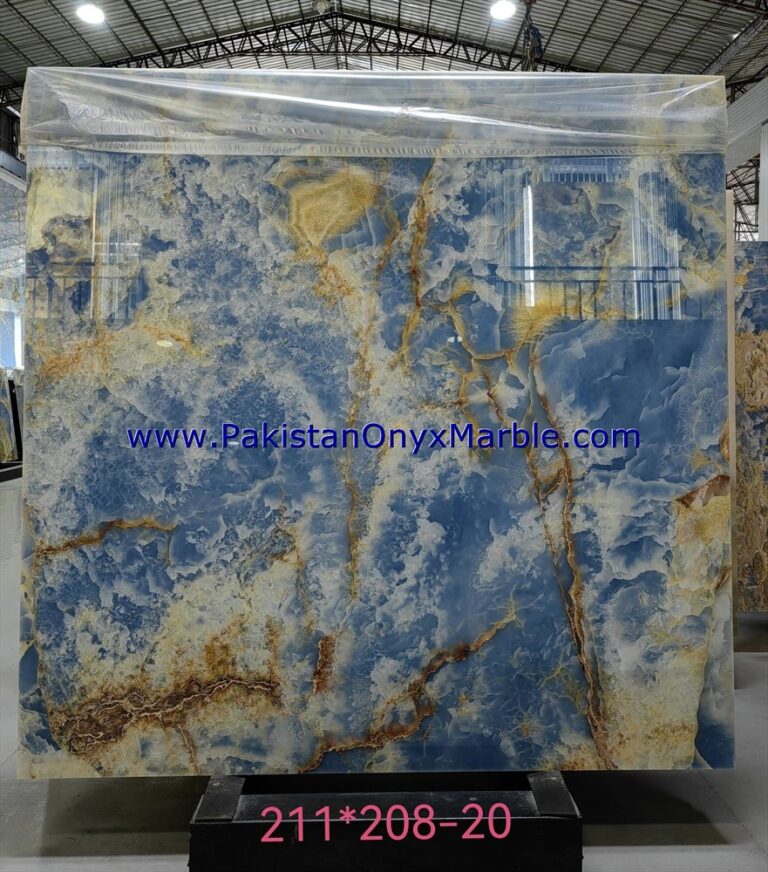 Blue Onyx Slabs Supplier | Rare Luxury Onyx Pakistan ExporterBlue Onyx ...