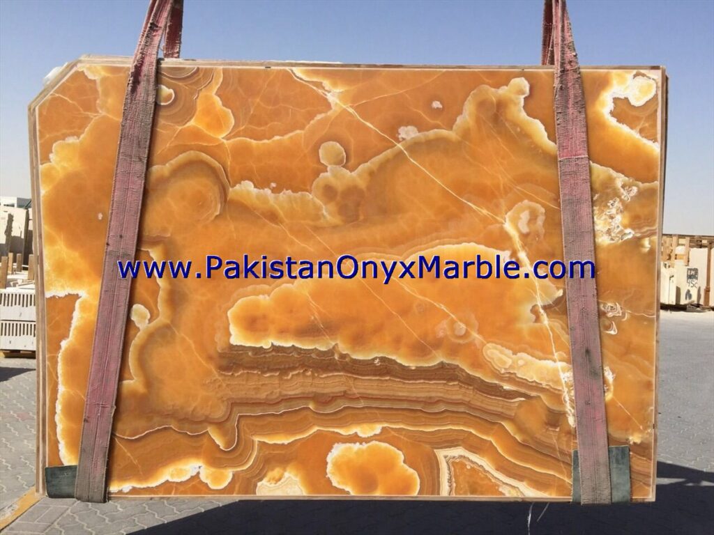 Orange Honey Onyx Slabs Supplier | Translucent Onyx Pakistan ...