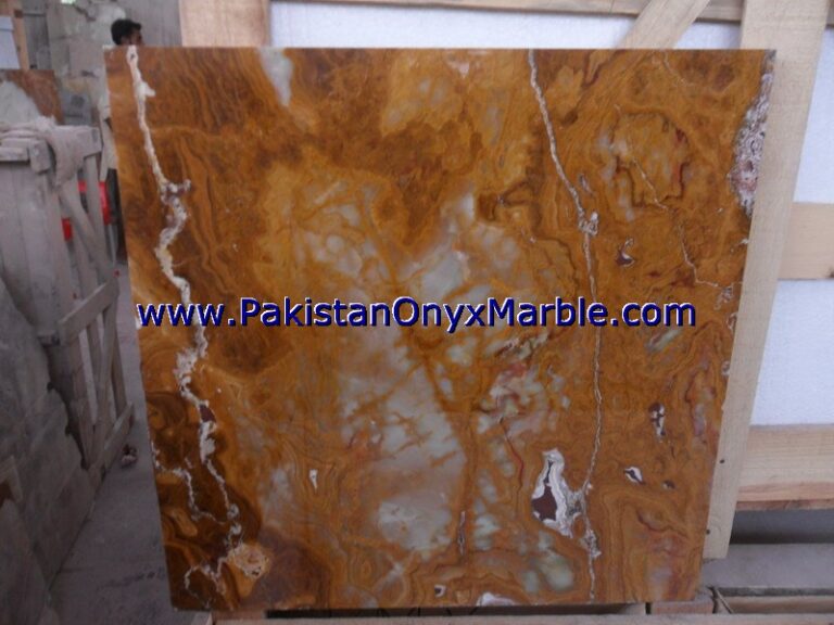 Multi Brown Onyx Tiles - PakistanOnyxMarble.com