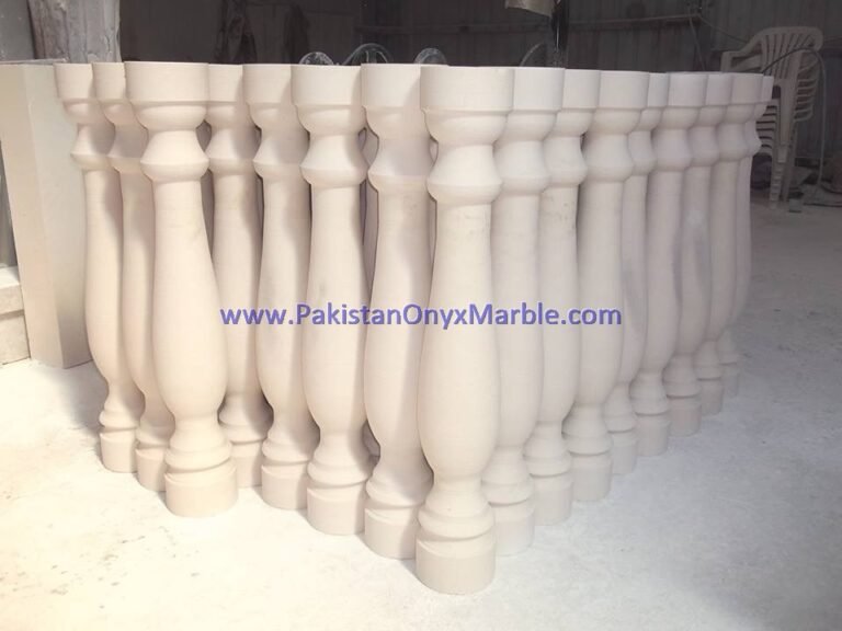 All Marble Balustrade Colors & Shapes - PakistanOnyxMarble.com