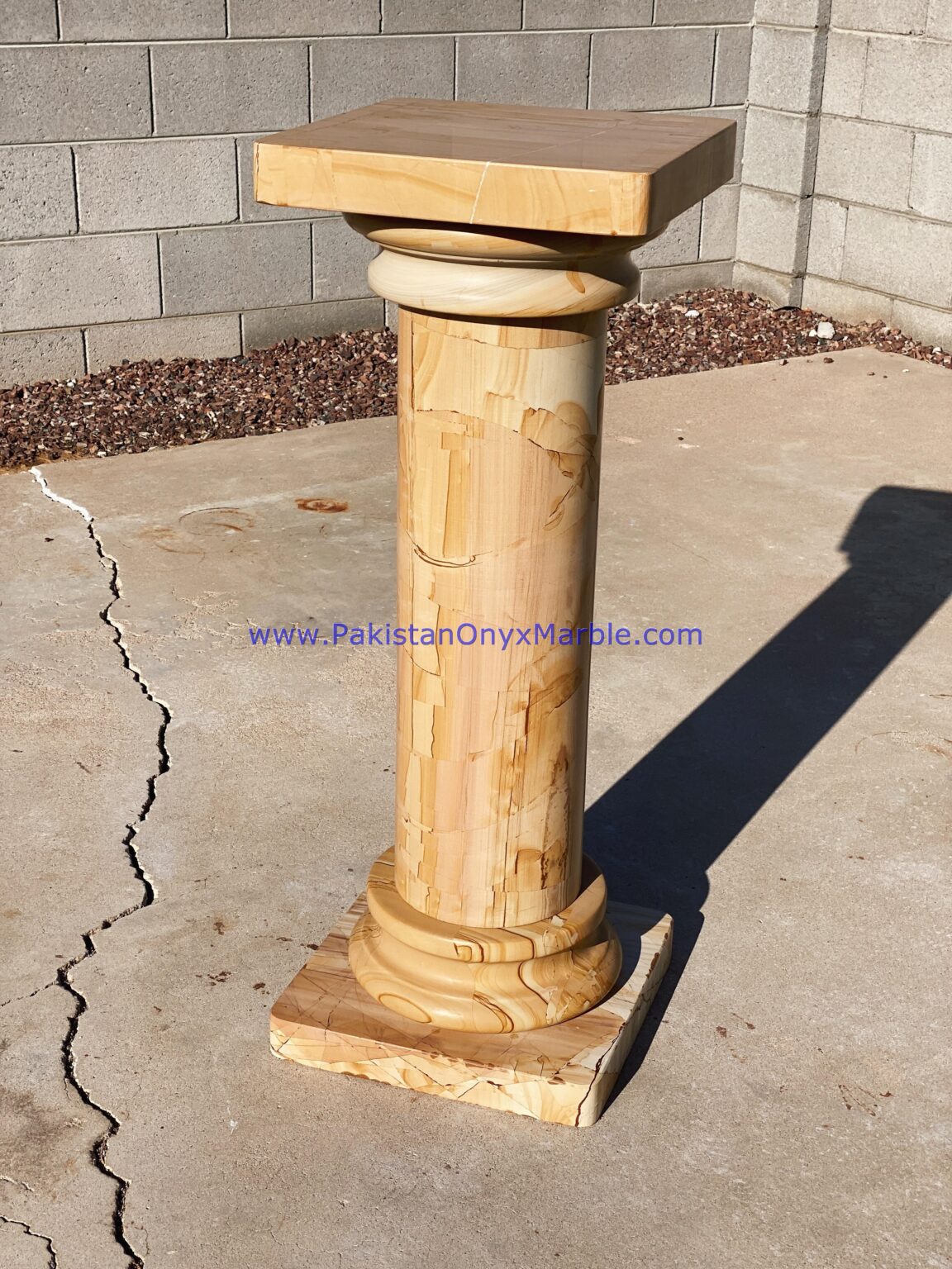 All Marble Pedestals Colors & Shapes - PakistanOnyxMarble.com