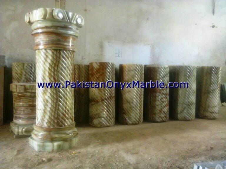 All Onyx Columns Colors & Shapes - pakistanonyxmarble.com
