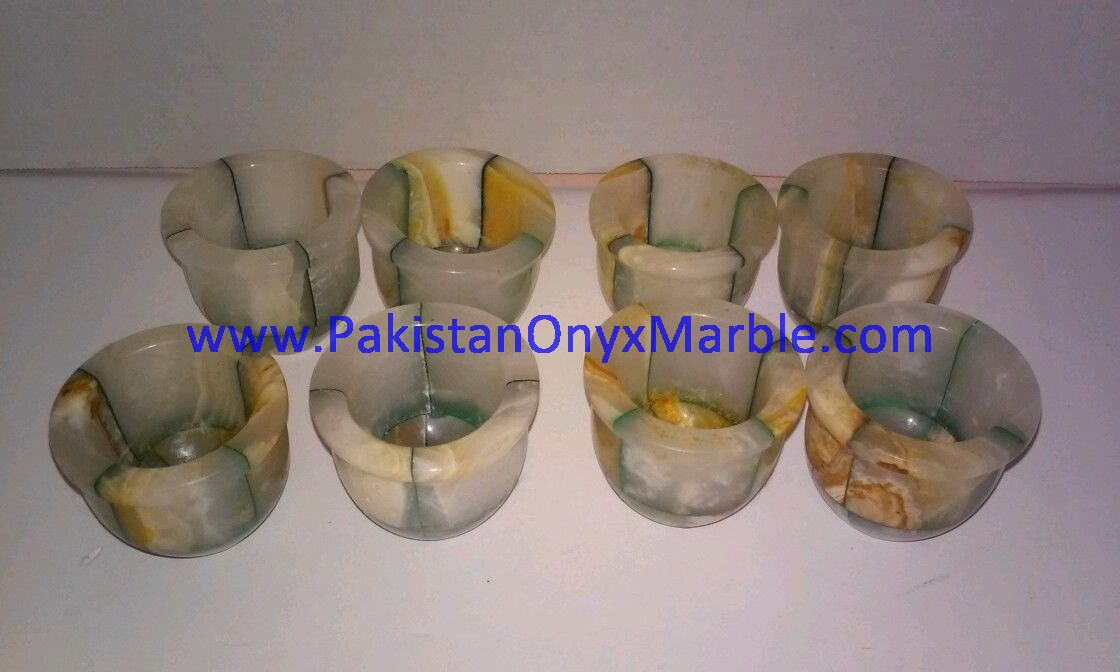 Tea Set Colored Onyx - PakistanOnyxMarble.com