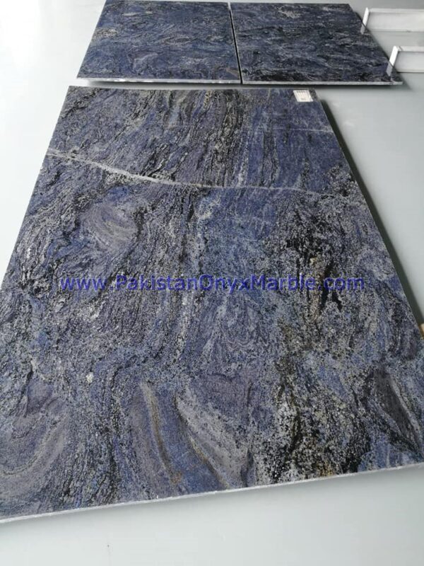 Pakistan Indus Blue Granite Tiles & Counter - PakistanOnyxMarble.com