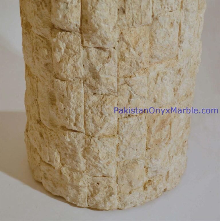 Travertine Stone Plinth Rough Raw Rock Designs - pakistanonyxmarble.com