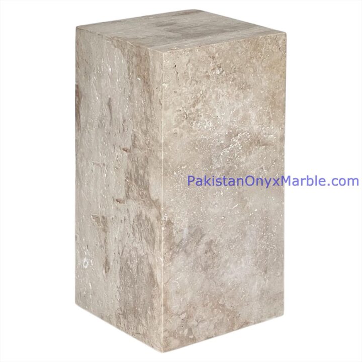 Travertine Stone Plinth Cube Designs - PakistanOnyxMarble.com