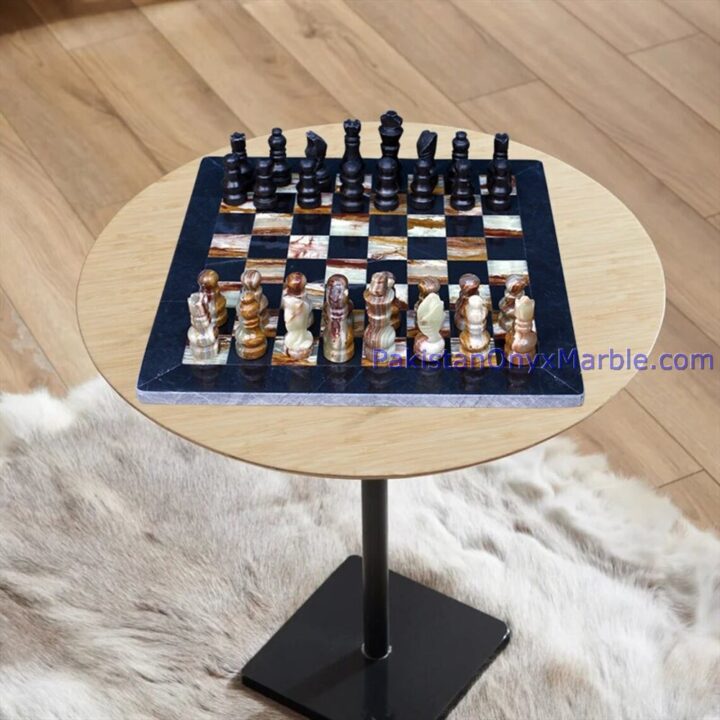 Onyx Marble Chess Game Boards Set -Multi Green Onyx -Black Marble ...